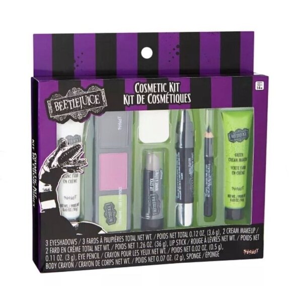 Spirit | Makeup | Spirit Halloween Beetlejuice Makeup Cosmetic Kit ...